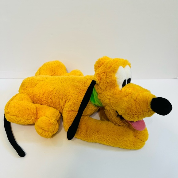 Disney | Toys | Disney Parks Pluto Dog Laying Down 6 Plush | Poshmark